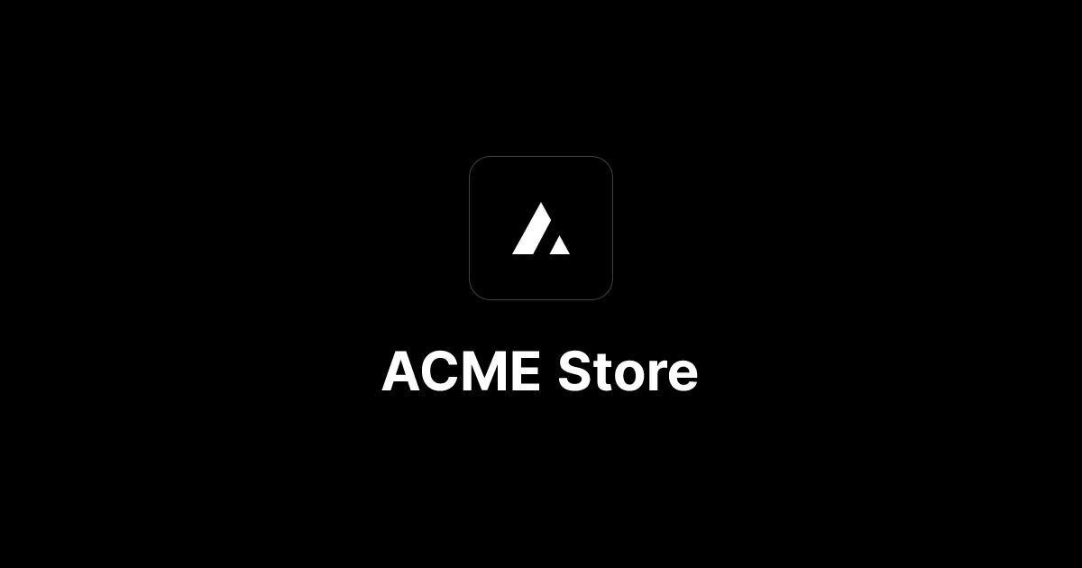 ACME Store
